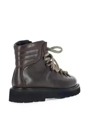 Premiata Leather Boots - Brown