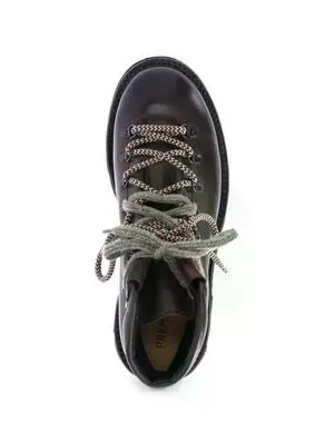 Premiata Leather Boots - Brown