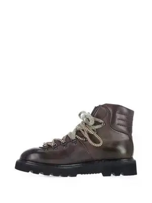 Premiata Leather Boots - Brown