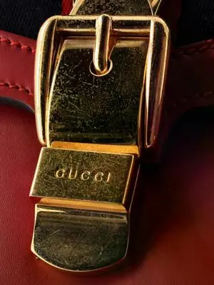 Gucci Sylvie Top Handle Bag Leather Medium Satchel