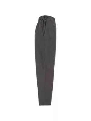 Dusan Elasticated-waistband Tapered Trousers