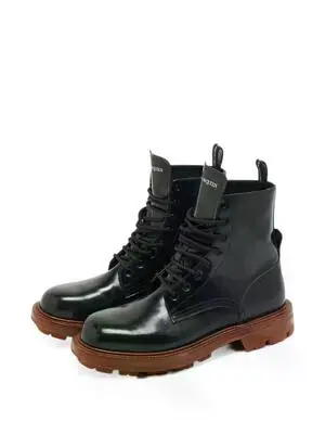 Alexander McQueen Worker Lace-up Combat Boots