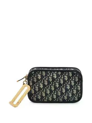 Dior 2018 Diorquake Oblique Canvas Clutch Bag