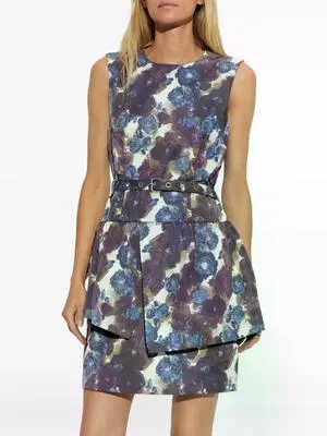 Baum Und Pferdgarten Anesa Floral-print Belted Mini Dress