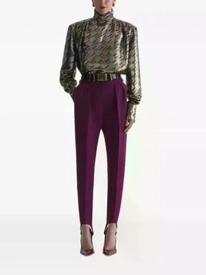 MUGLER Chess-check Fluid Blouse