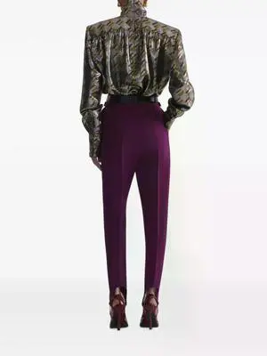 MUGLER Chess-check Fluid Blouse