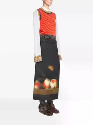 Dries Van Noten Jacquard Wool Sweater