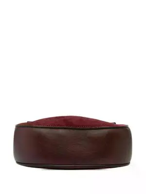Chloé 2014-2020 Mini Bicolor Suede And Calfskin Drew Crossbody Bag - Red