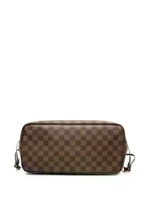 LOUIS VUITTON 2014 Damier Ebene Neverfull Mm Tote Bag - Brown