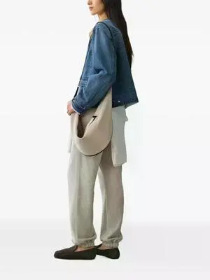 LESS Contrast-collar Relaxed-fit Denim Jacket