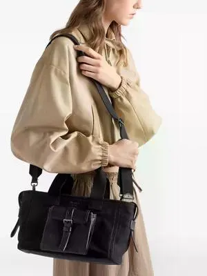 Prada Route Medium Leather Tote Bag