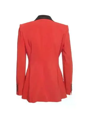 Dolce & Gabbana Velvet Collar Tailored Blazer