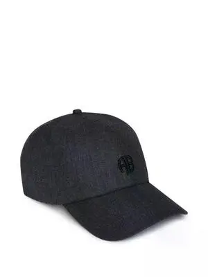 ANINE BING Jeremy Logo-embroidered Baseball Cap - Grey