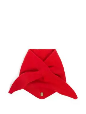 Sandro Tie-up Wool Bandana - Red
