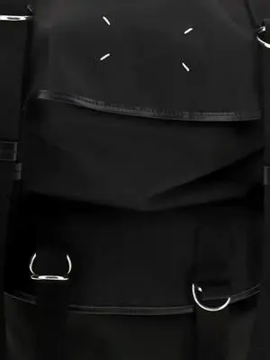 MAISON MARGIELA High Tech Four Stitches Buckle Backpack - Black
