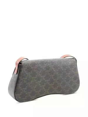 Celine 2000-2026 Medium Triomphe Coated Canvas Laura Crossbody Bag