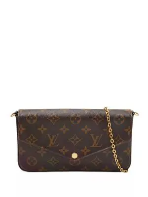 LOUIS VUITTON 2016 Pochette Félicie Monogram Cross Body Bag - Brown