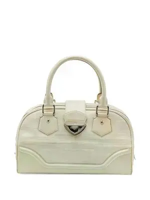 LOUIS VUITTON 2008 Gm Montaigne Logo-plaque Tote Bag - Neutrals