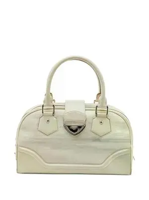 LOUIS VUITTON 2008 Gm Montaigne Logo-plaque Tote Bag - Neutrals