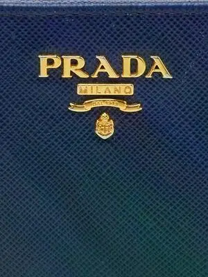 Prada Logo-plaque Bi-fold Wallet