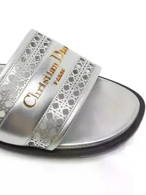 Dior D-lane Logo-plaque Flat Sandals