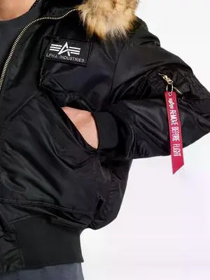 Alpha Industries 45/p Fhooded Bomber Jacket