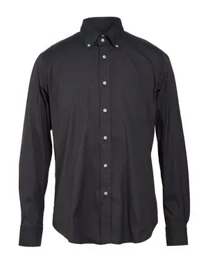 ROBERT FRIEDMAN Shirt Charcoal Size Cotton, Polyamide, Elastane