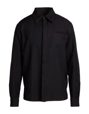 Emporio Armani Shirt Midnight Size Virgin Wool, Polyester