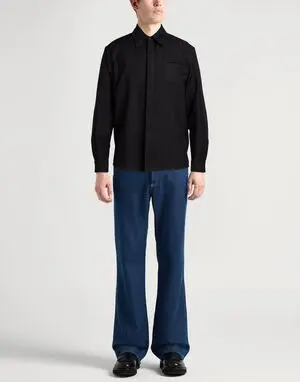Emporio Armani Shirt Midnight Size Virgin Wool, Polyester