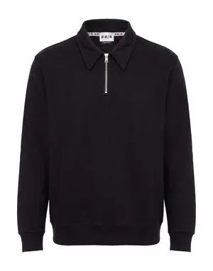 BERNA Polo Shirt Chocolate Size Cotton, Polyester - Black