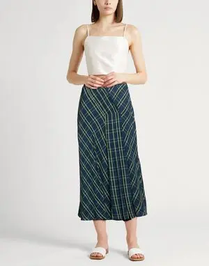 Aspesi Midi Skirt Midnight Size Viscose, Acetate