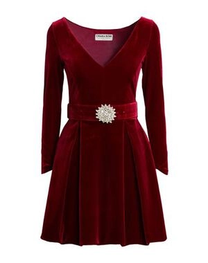Chiara Boni La Petite Robe Mini Dress Brick Size Polyester, Polyamide, Elastane