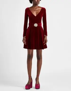 Chiara Boni La Petite Robe Mini Dress Brick Size Polyester, Polyamide, Elastane