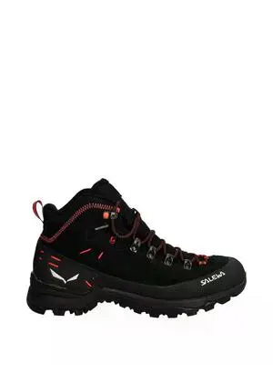 SALEWA Alp Mate Winter Logo-print Panelled Ankle Boots - Black