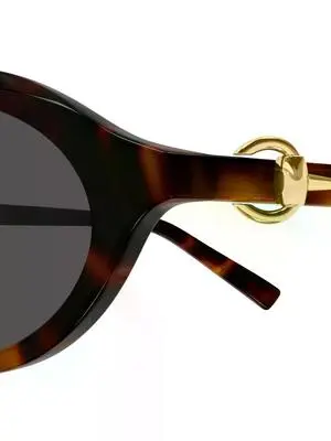 Gucci Oval-frame Sunglasses