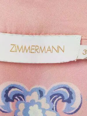 Zimmermann Postcard Floral-print Shirt And Shorts Set