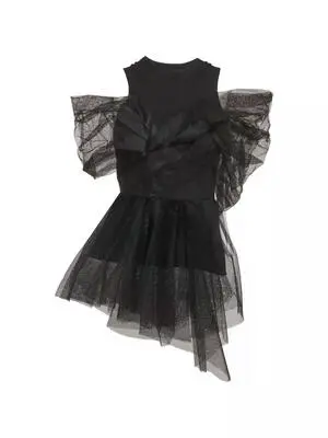 Alexander McQueen Tulle Asymmetric Top