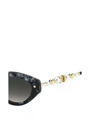 Carolina Herrera Faux-pearl-embellished Cat-eye Sunglasses