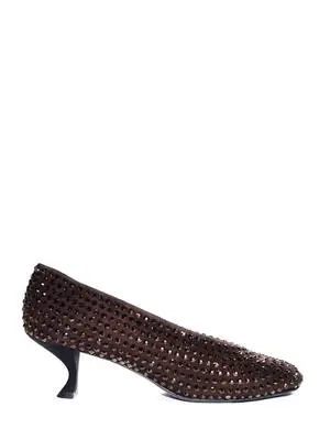 LA ROSE Pumps Crystal - Brown