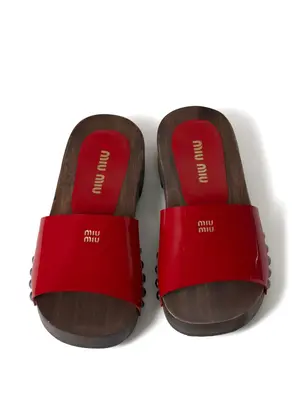 Miu Miu Zoccoli Vernice