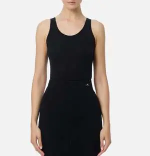 Elisabetta Franchi Top Tricot - Nero