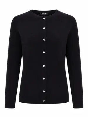 LA ROSE Cashmere Cardigan - Nero