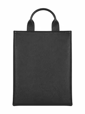 LA ROSE Leather Shopping Bag