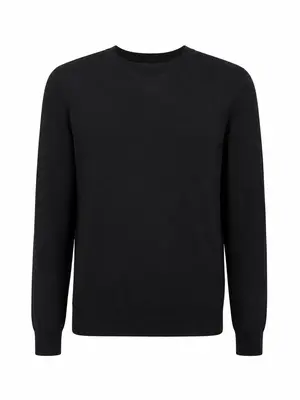 LA ROSE Girocollo Cashmere+seta - Nero