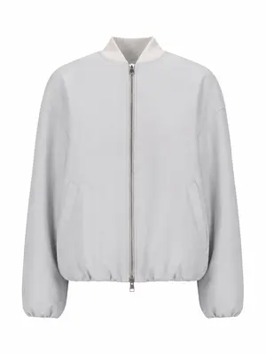 LA ROSE Bomber Nappa Bianco - White