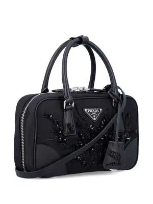 Prada Embroidered Detailing Mini Bag