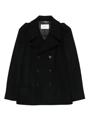 Saint Laurent Manteau M42 I Retouche Army Feu - Noir