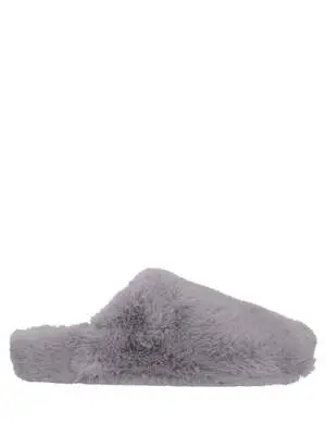 LA ROSE Furry Indoor Slippers - Grey