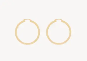 Saint Laurent Creoles Simple Laiton/alumin - Dore