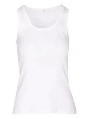 SAINT LAURENT Tank Top Broderie Ca